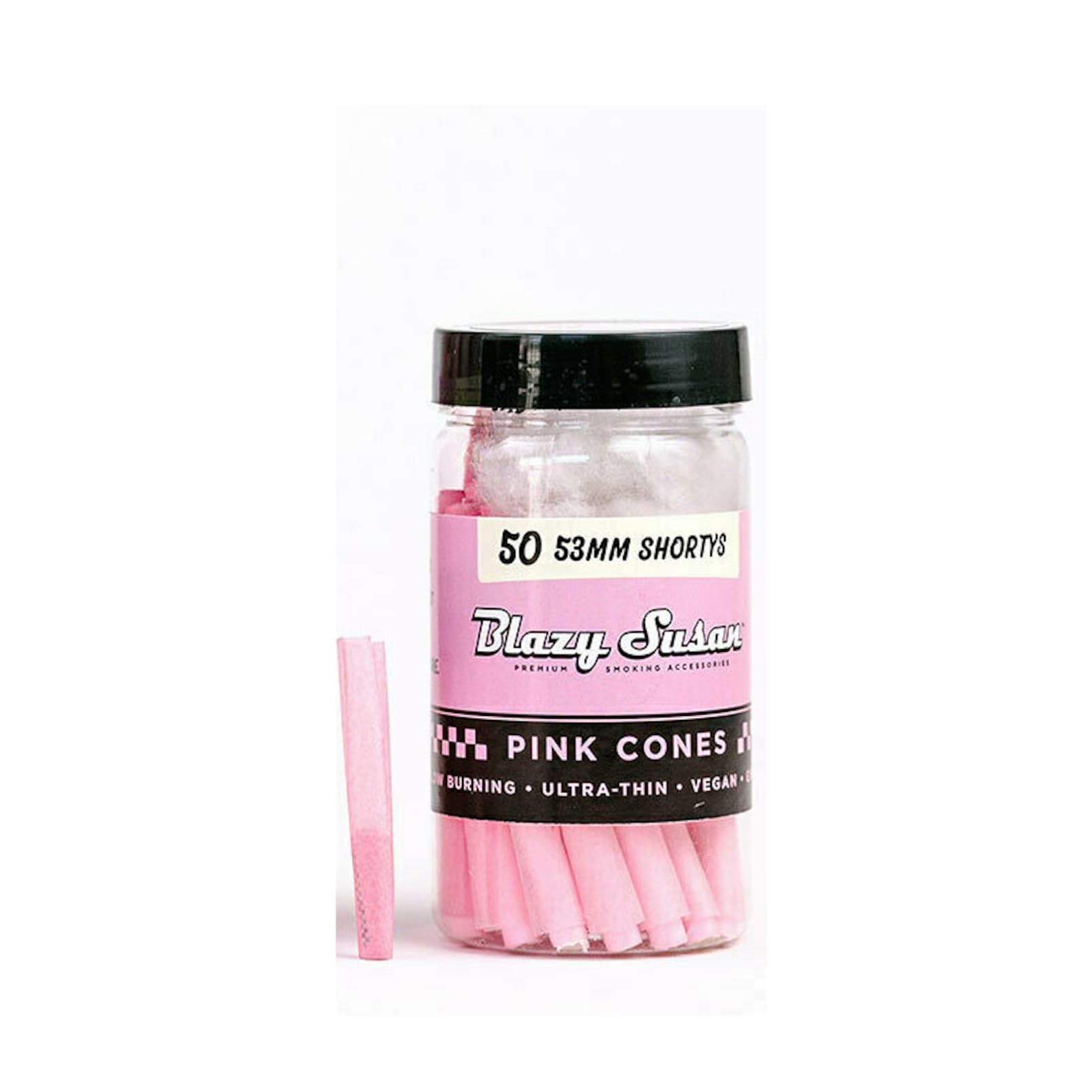 Blazy-susan Pink Purple Unbleached Pre Rolled Cone 50 Ct 98mm 53mm King ...