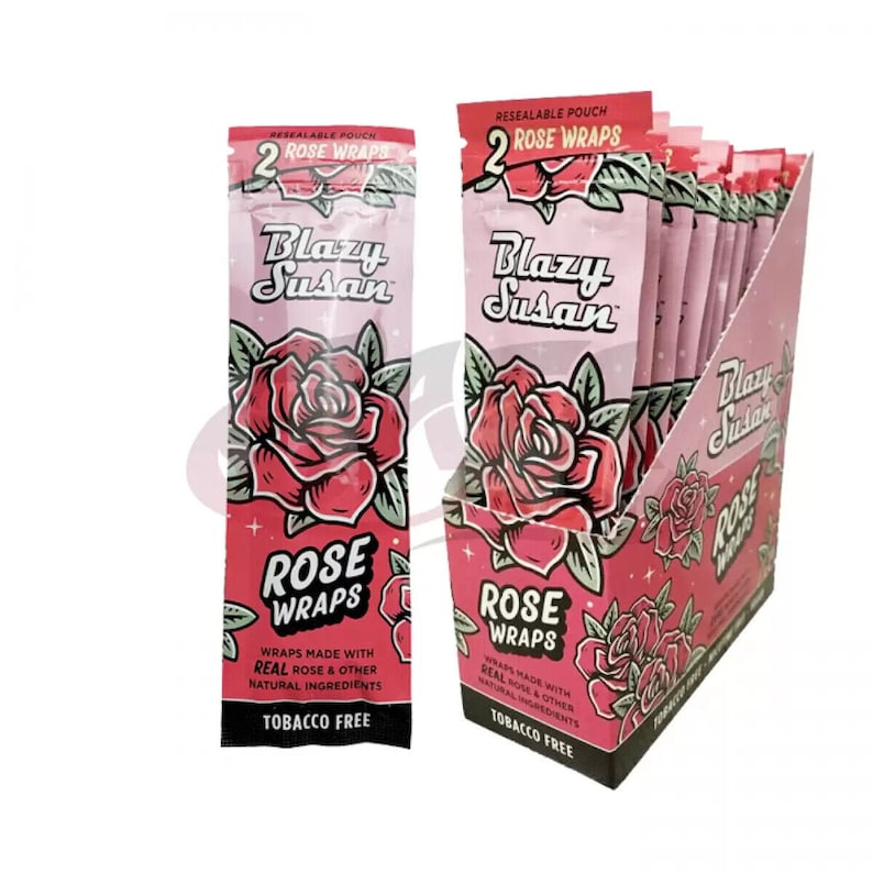 Blazy Susan Rose Wraps 5 Pack , 10 Pack , 25 Pack Bundle | 2 Wraps per ...