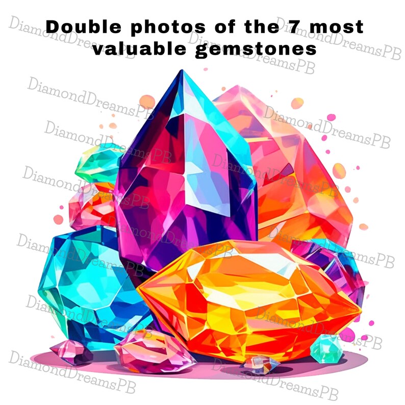 17 Minerals Clip Art, Crystal Clipart, Gemstone, Gems, Diamond ...