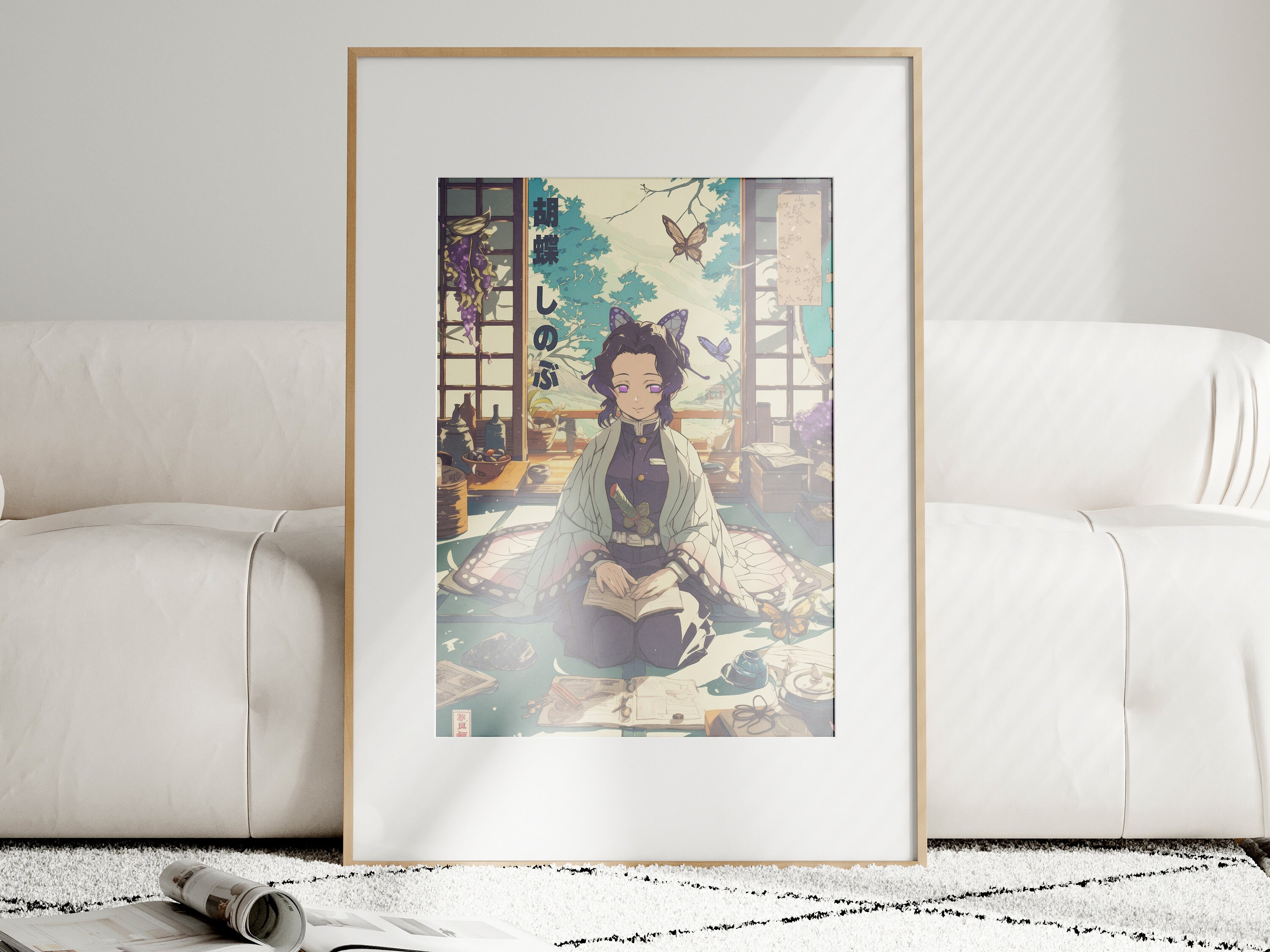 Demon Slayer Poster Shinobu Kocho, Bug Hashira, Insect Hashira, Hashira ...