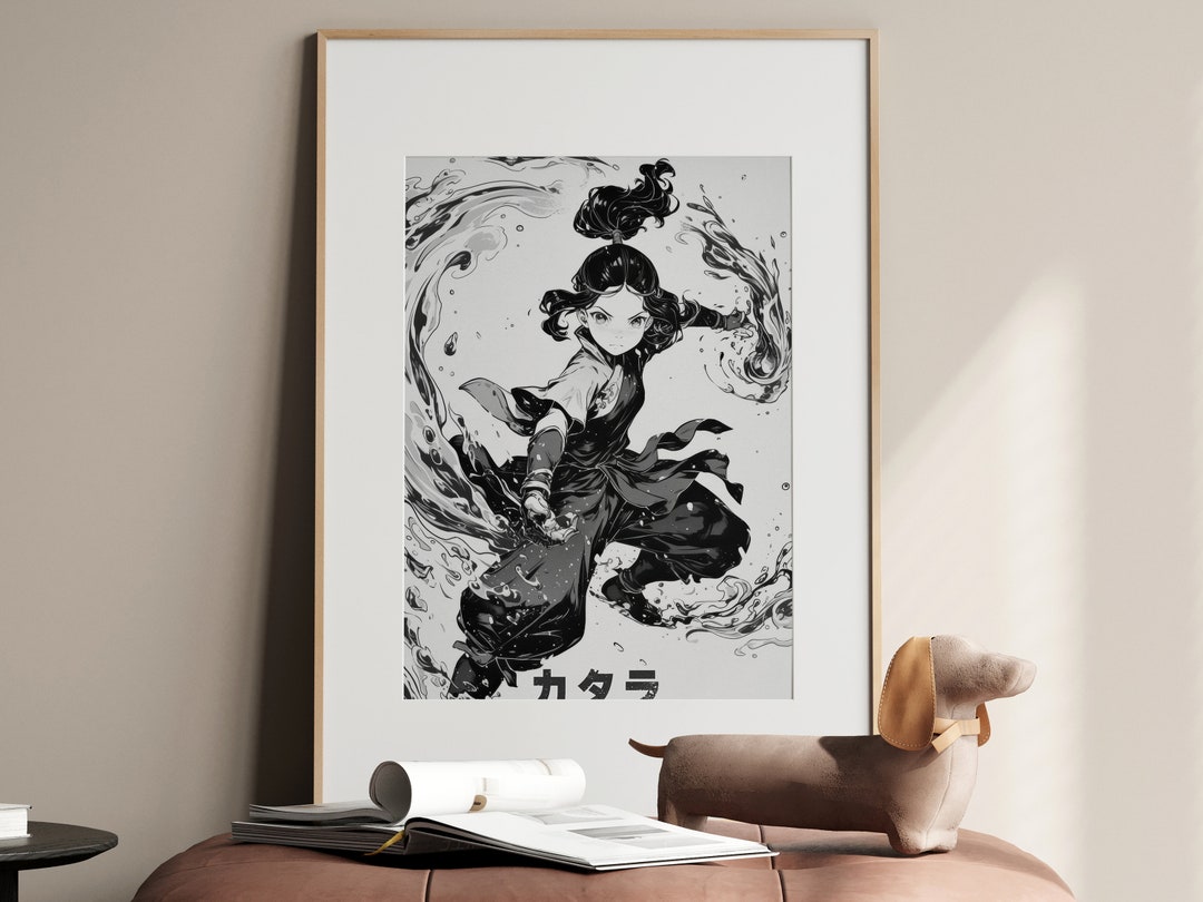 Avatar the Last Airbender Poster Katara, Waterbender, Water, Airbender ...