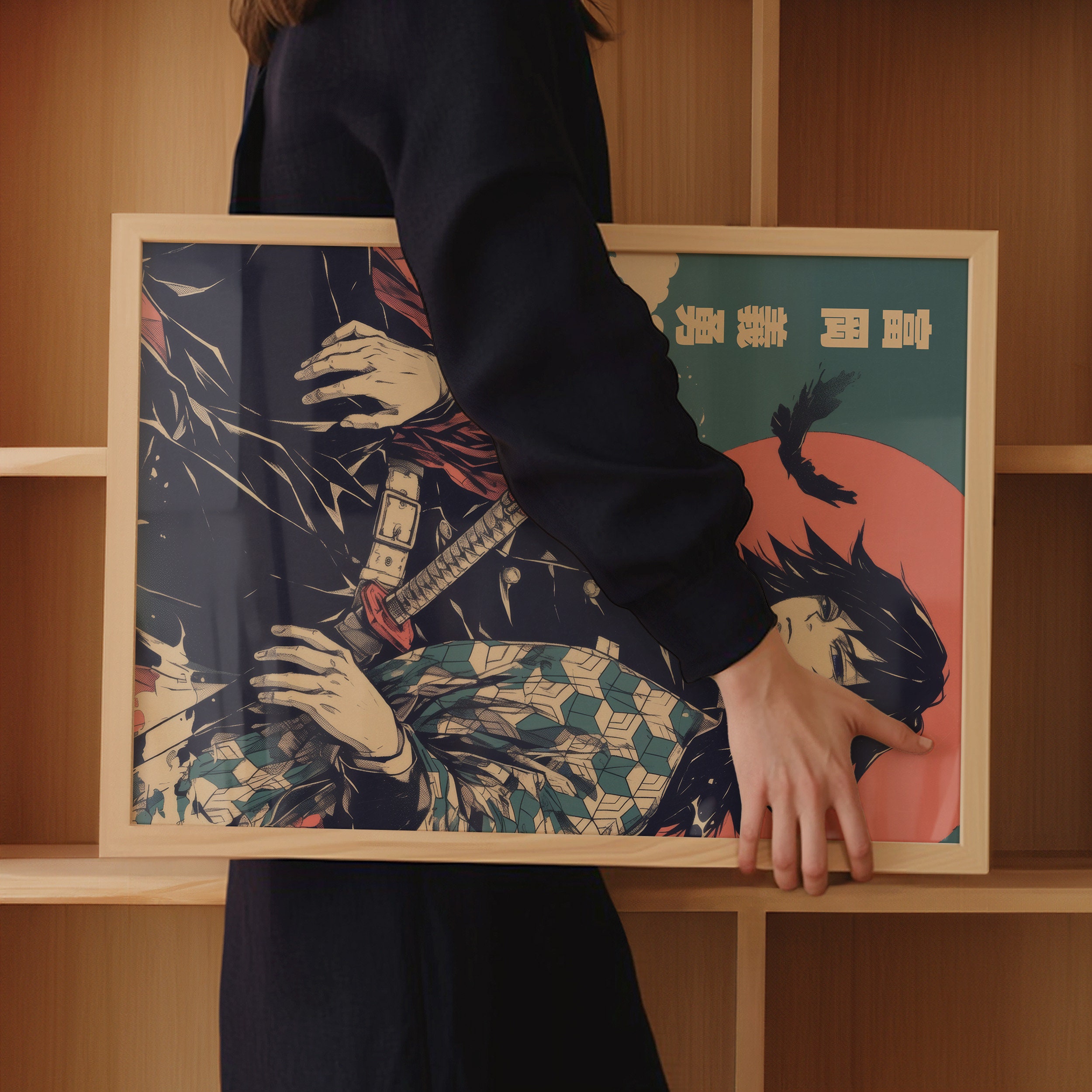 Demon Slayer Poster Giyu Tomioka, Water Hashira, Hashira Poster, Wall ...