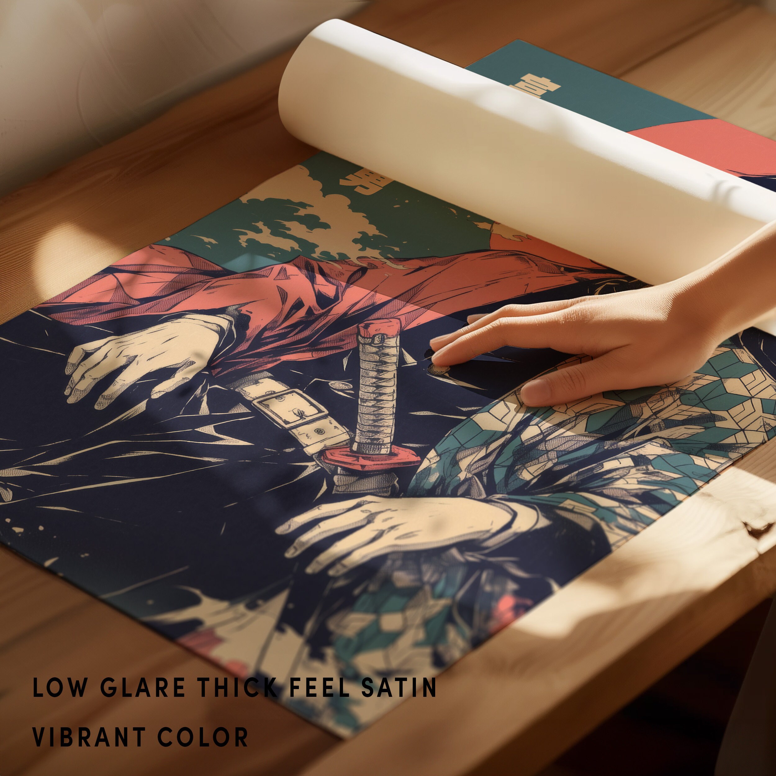 Demon Slayer Poster Giyu Tomioka, Water Hashira, Kimetsu No Yaiba ...