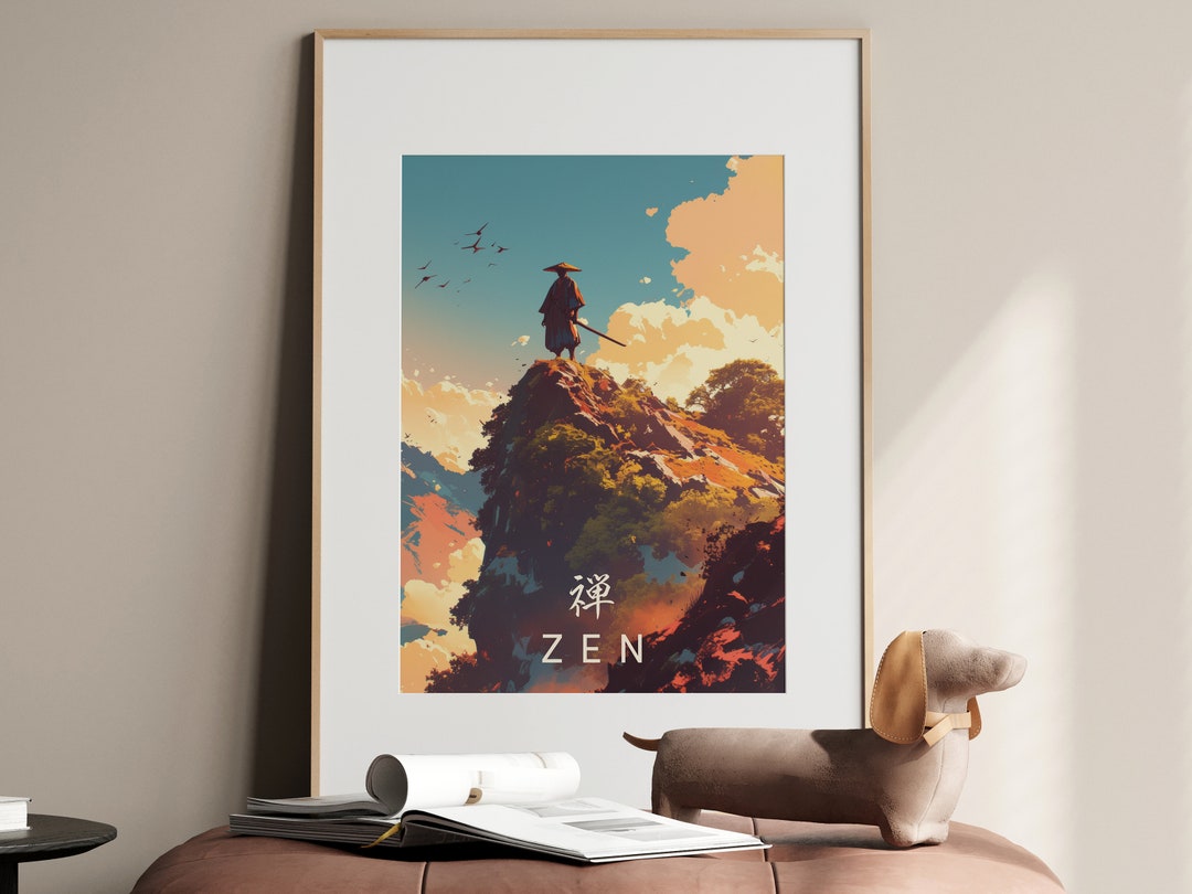 Lofi Poster Zen Poster Therapy Office Wall Decor Office Poster Dorm ...