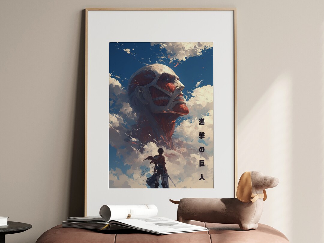 Attack on Titan Poster Eren Jeager Poster, Eren Yeager Poster, AOT, AOT ...
