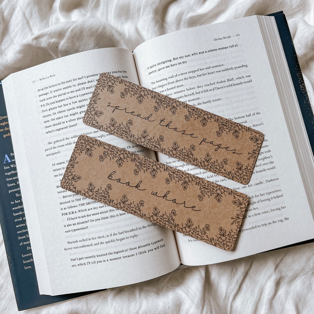 Spicy Bookmarks for the Smut Girlies - Handmade Bookmarks, Booktok ...