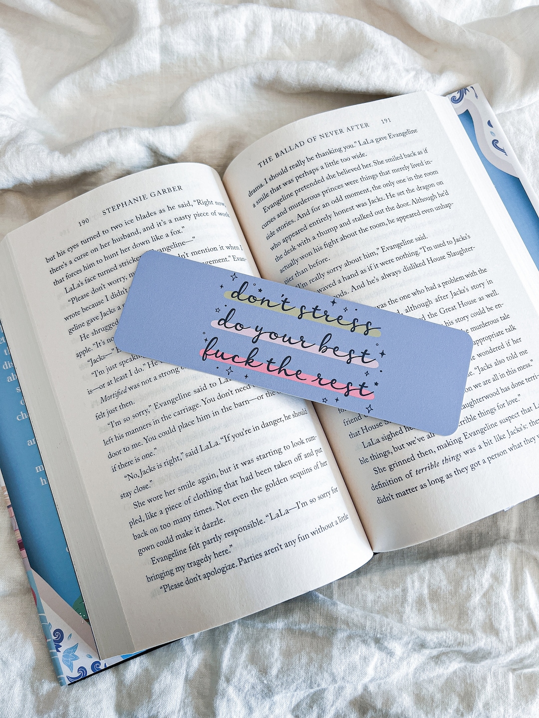 Don't Stress Bookmark - Handmade Bookmarks, Bookworm Gift, Gifts for ...