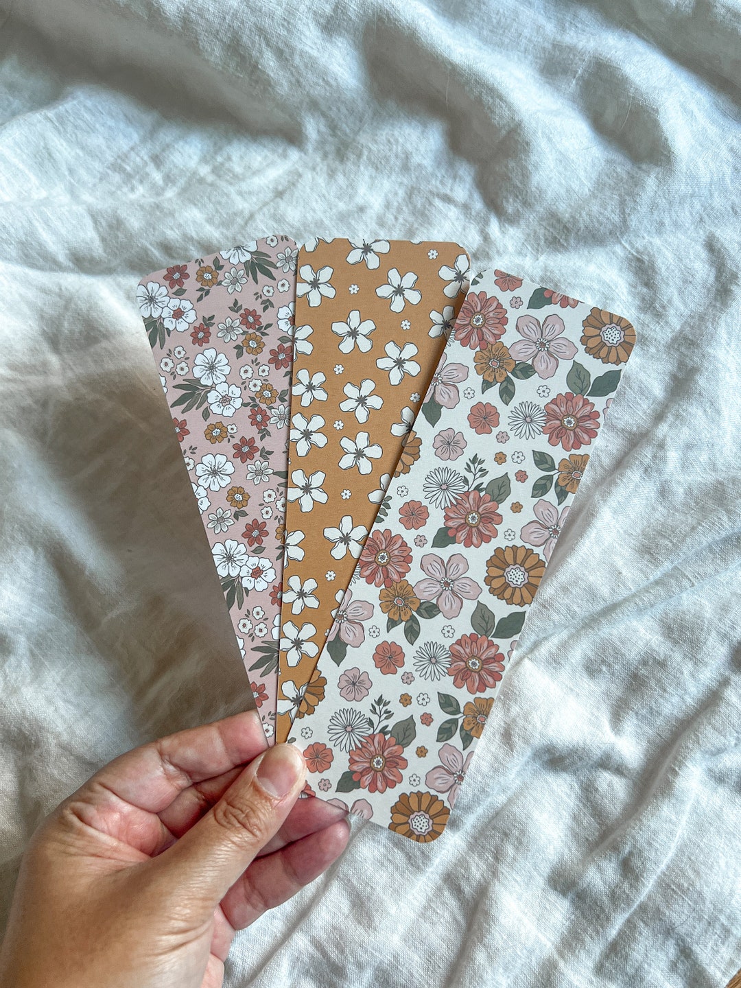 Island Blooms Collection - Handmade Bookmarks, Available as Set or ...