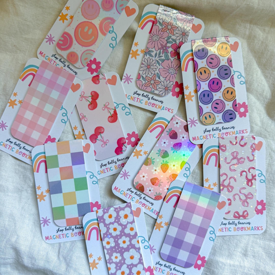 Holographic Magnetic Bookmarks - Etsy