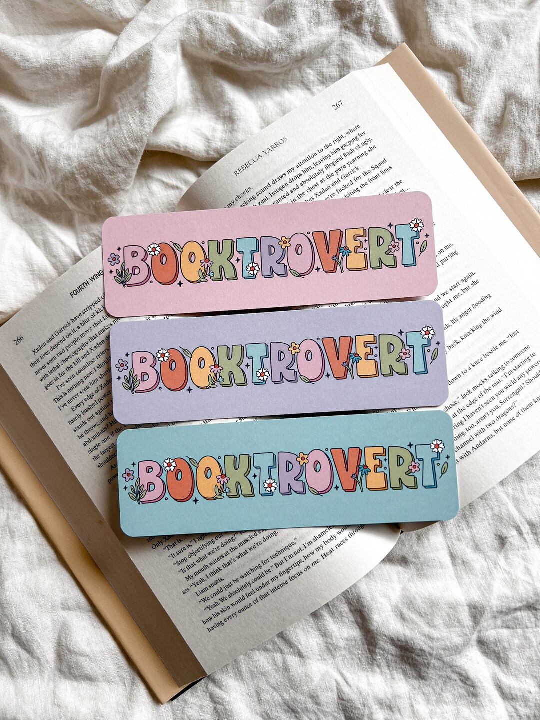 Booktrovert Bookmark - Handmade Bookmarks, Bookworm Gift, Gifts for ...