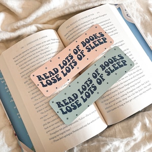 Read Lots of Books Bookmark - Handmade Bookmarks, Bookworm Gift, Gifts ...