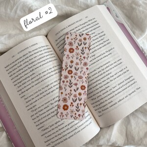 Neutral Florals Collection - Handmade Bookmarks, Available as Set or ...