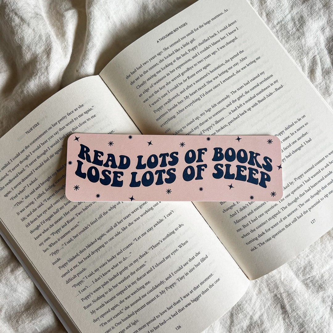 Read Lots of Books Bookmark Handmade Bookmarks, Bookworm Gift, Gifts ...
