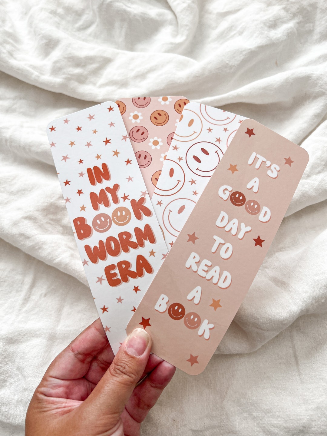 Retro Happy Collection - Handmade Bookmarks, Available as Set or ...