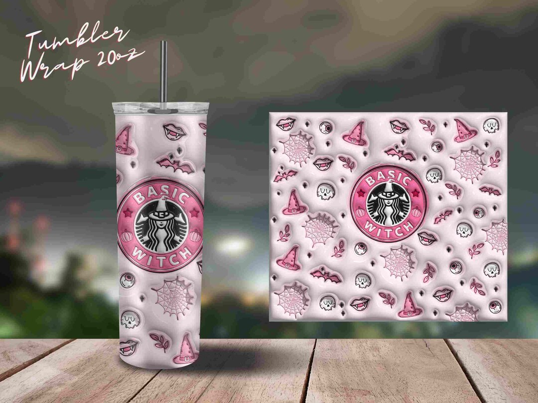 Halloween 3D Inflated Puff Glass Wrap PNG, Spooky Season Puffy Wrap Png ...