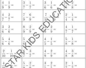 20 Printable Fraction Addition With Uncommon Denominator Worksheet ...