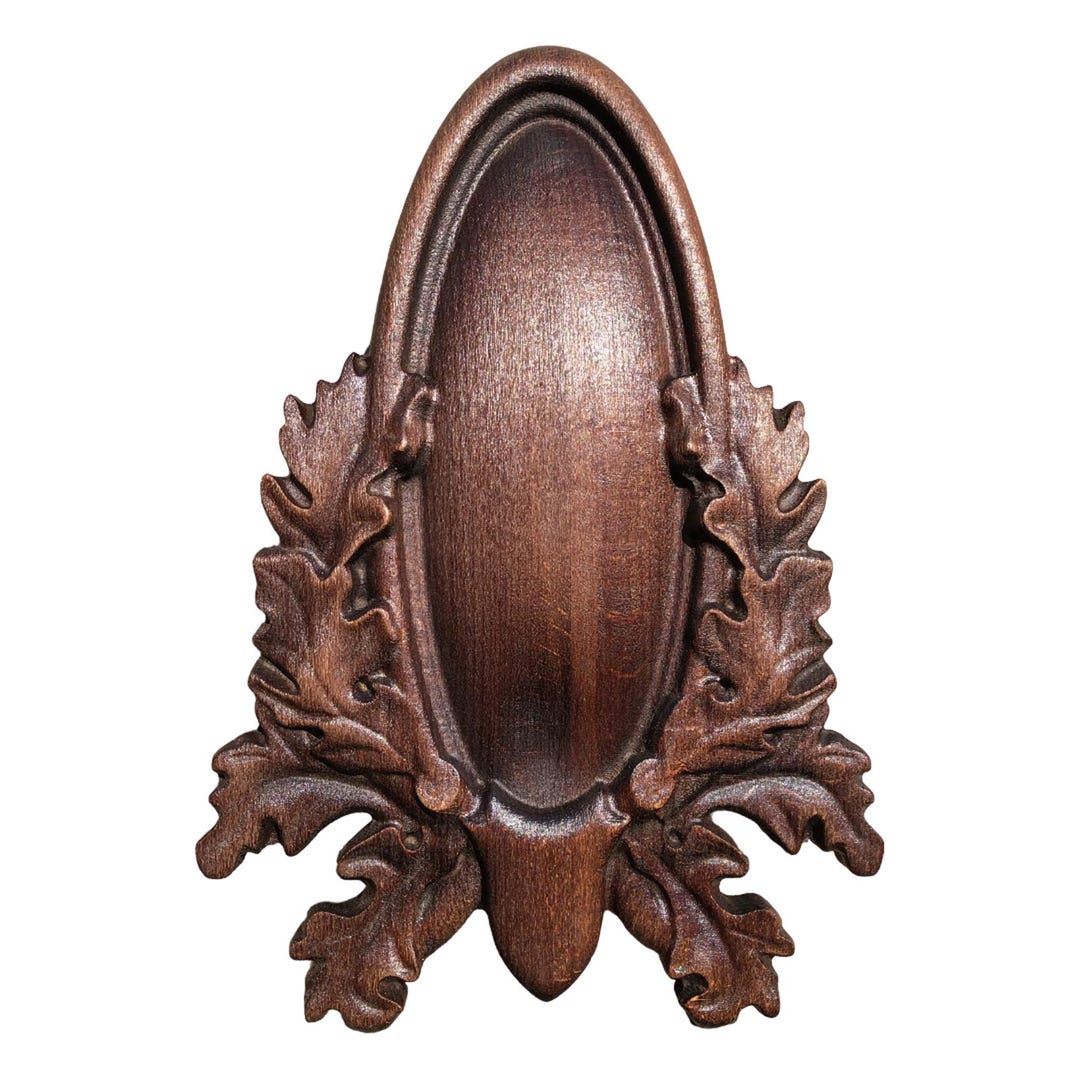 K-8P Trophy Shield Made of Wood Roebuck Decoration Lime Handmade ...