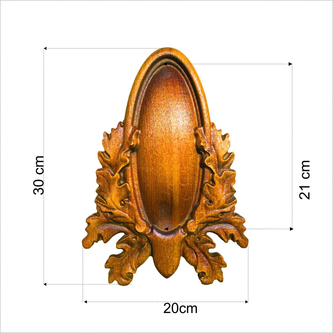 Board for Deer, Buck, Roe Deer Trophy Shield, Antler Shield. K-8 -21R ...