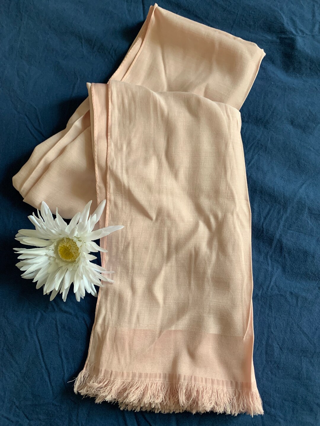 Pastel Blush Pink Retro Vintage Stunning Soft Luxury Scarf - Etsy