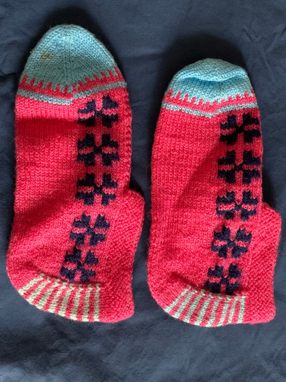 Rustic Vintage Wool Traditional Warm Anatolian Hand K… - Gem