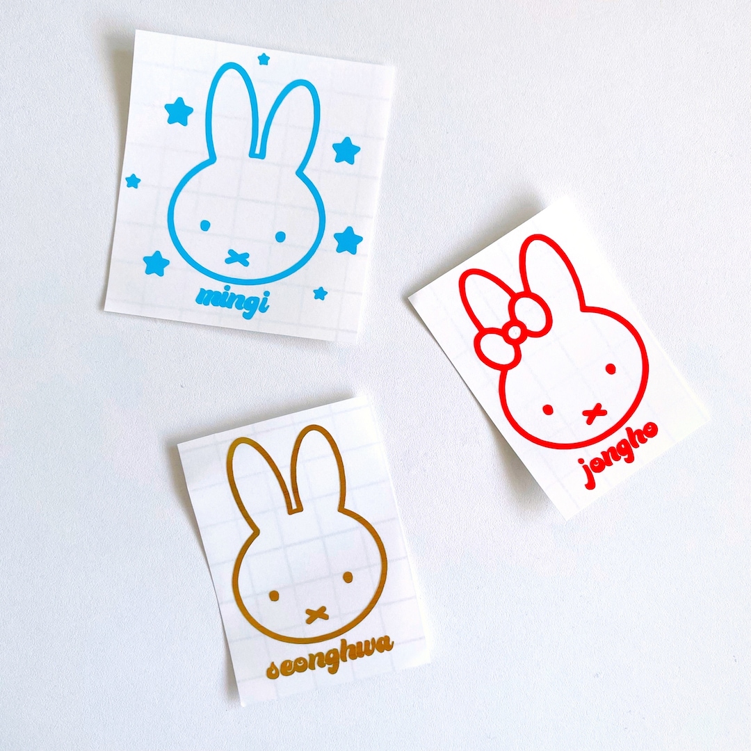 Miffy Kpop Lightstick Vinyl Decal Sticker - Etsy