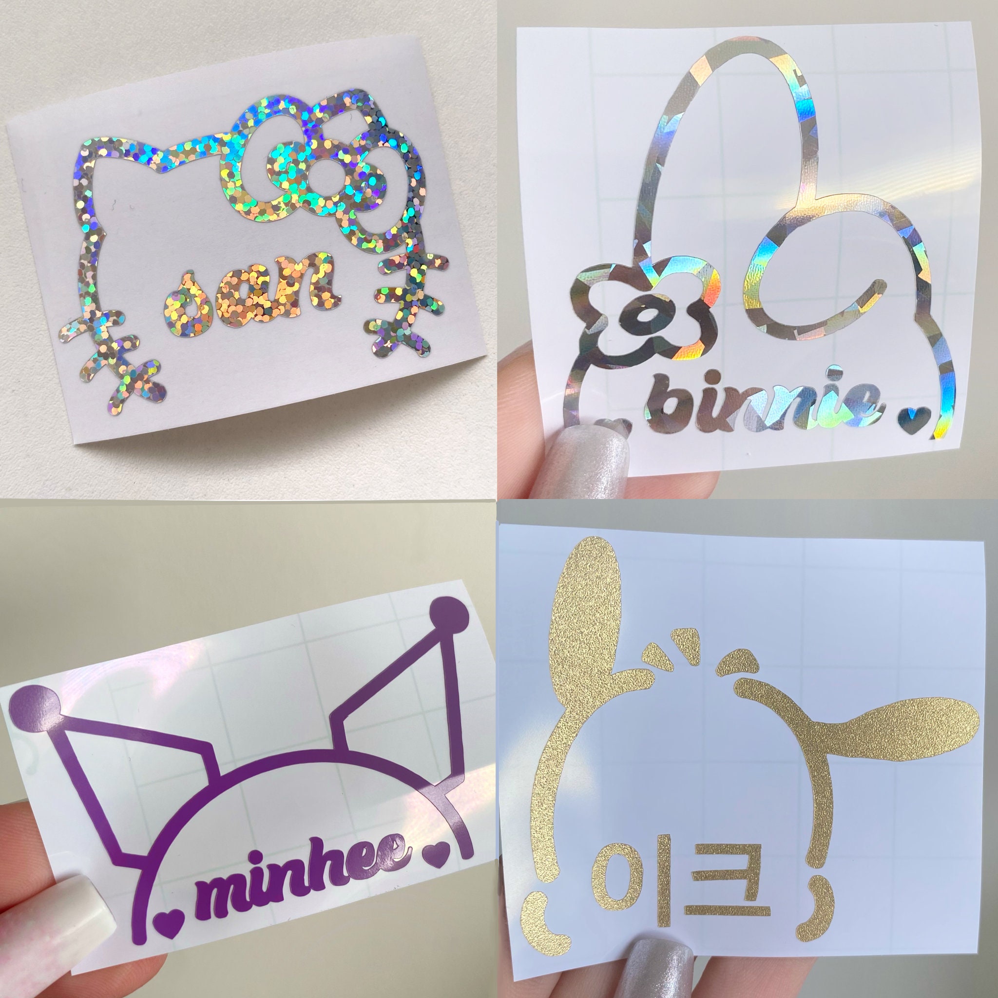 Kpop Lightstick Sanrio Characters Vinyl Decal Sticker - Etsy