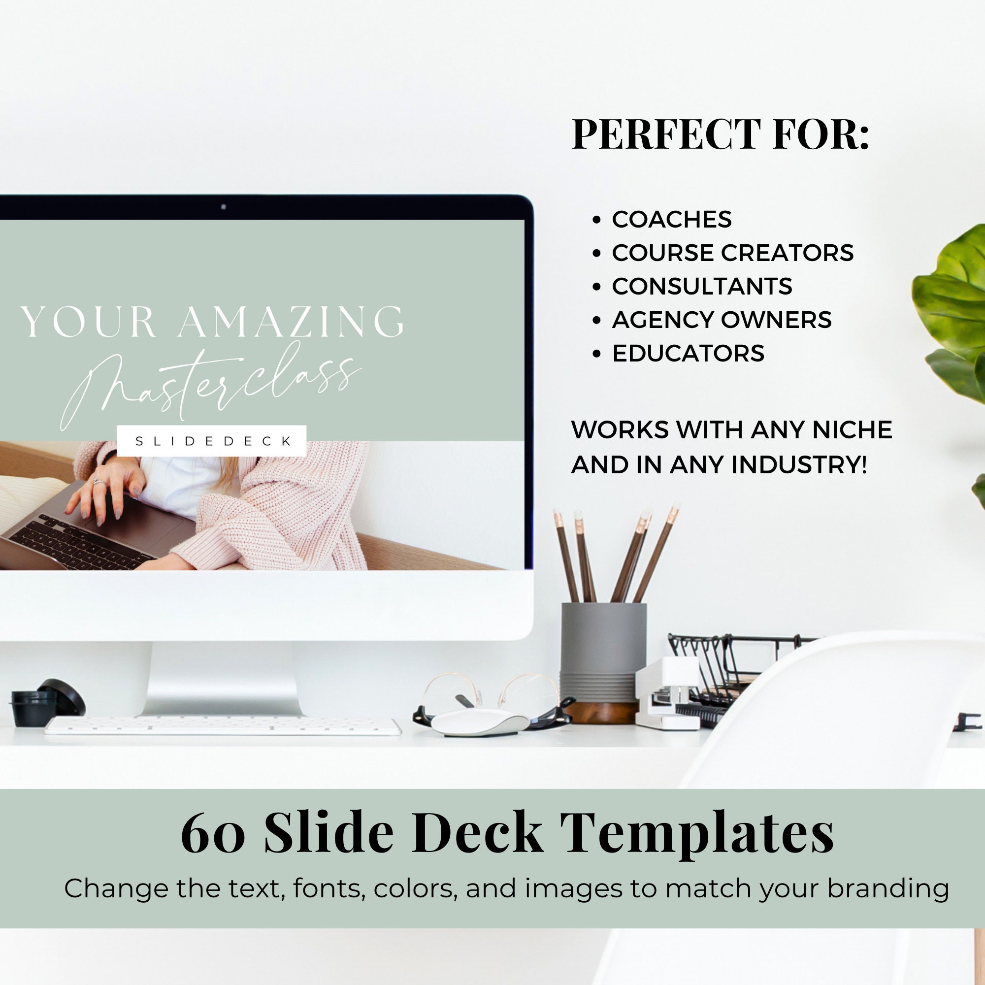 Slide Deck Template Canva Presentation Template Canva Masterclass ...