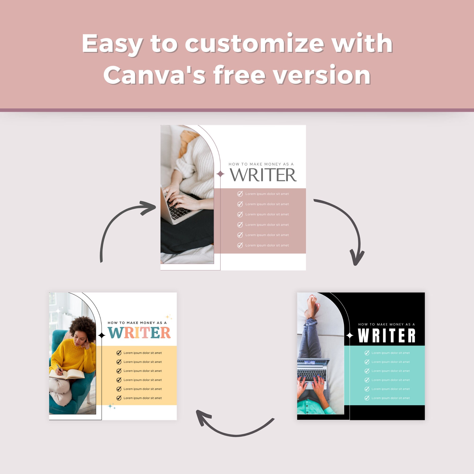 Author Instagram Posts Canva Template Writers Social Media Posts Author ...