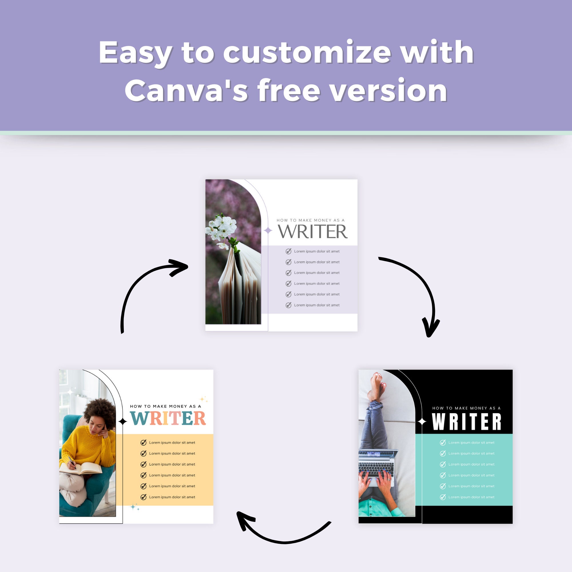 Author Instagram Posts Canva Template Writers Social Media Posts Author ...