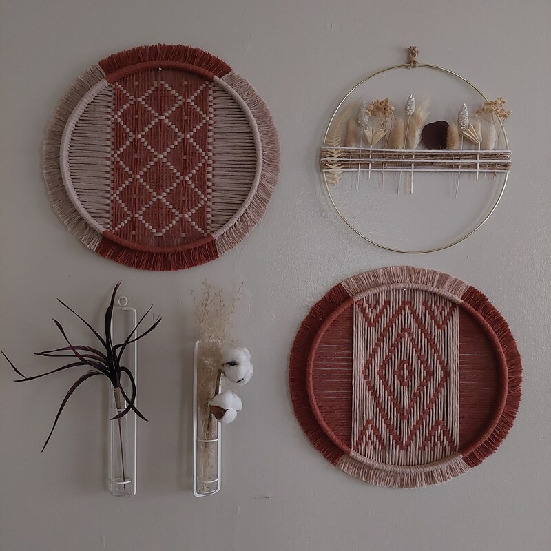 Woven Hoop Wall Art - Etsy