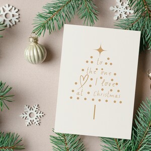 Merry Christmas Card / Christmas Tree Card / Christmas Card / - Etsy