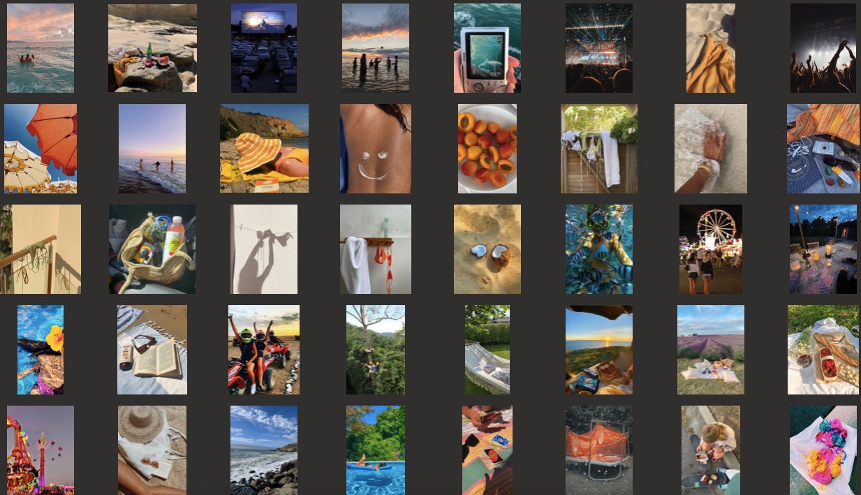 Summer-themed Collage Kit - Etsy