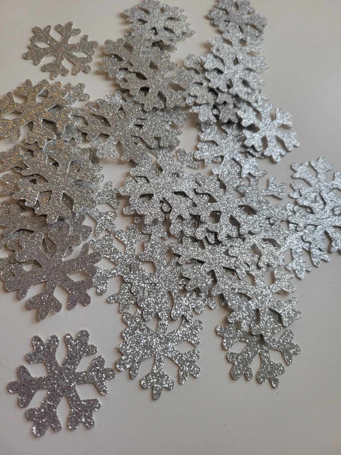 100 Snowflake Table Confetti, Birthday Party Decoration, Snowflake ...