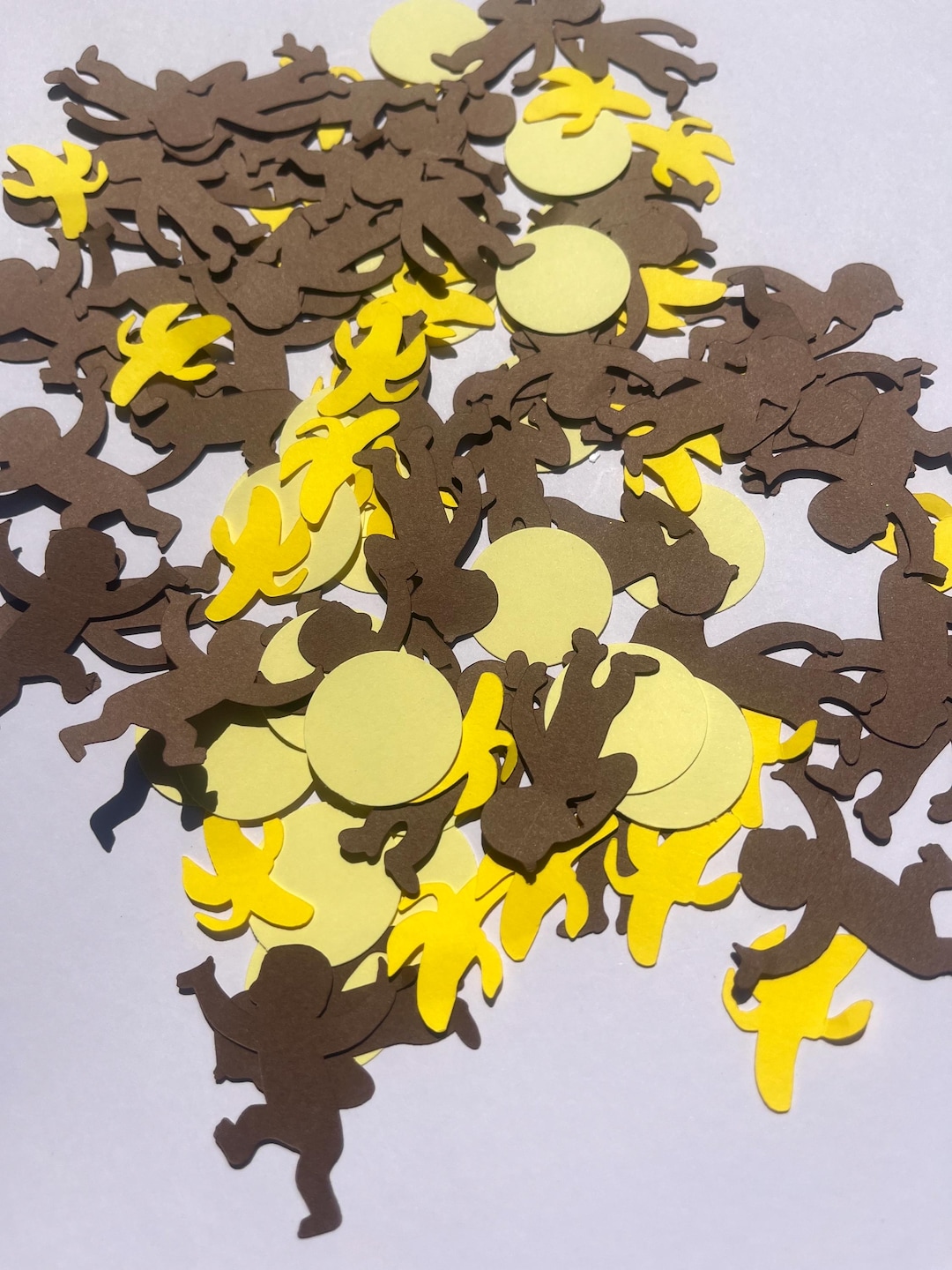 100 Monkey Table Confetti, Birthday Party Decoration, Monkey Themed ...