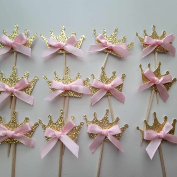 Crown Cupcake Topper - Etsy