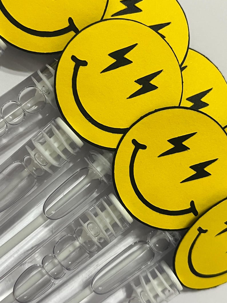 Smiley Face Bubbles, One Happy Dude Bubbles, Preppy Bubbles, Party ...