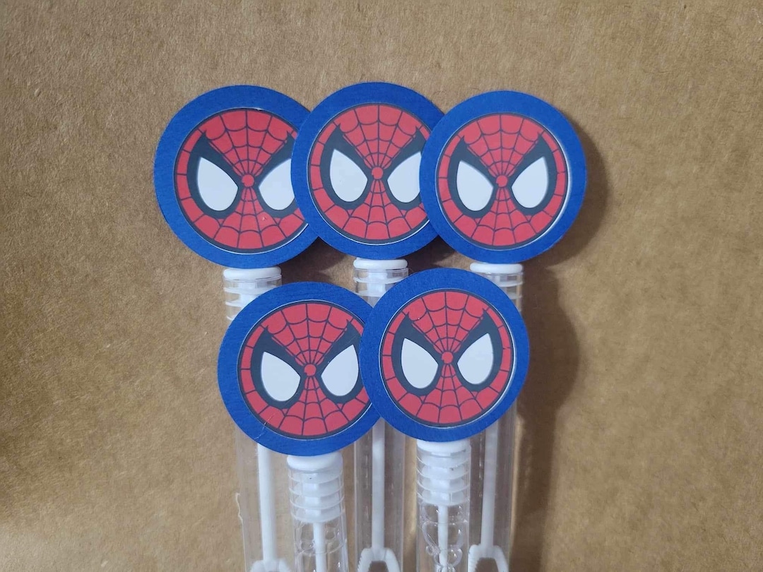 Spider Man Bubbles, Super Hero Bubbles, Party Favor, - Etsy