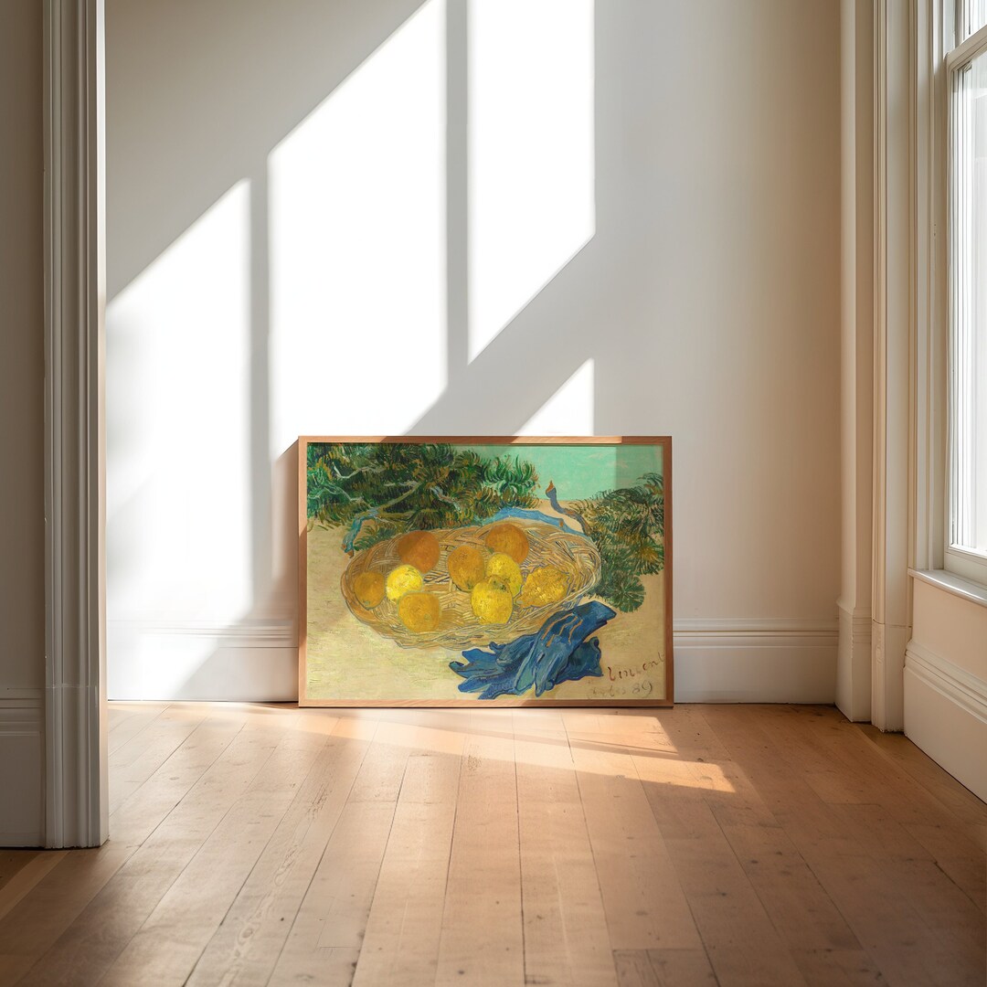 Kitchen Art, Vincent Van Gogh Art Print, Still Life Lemon Poster, Fruit ...