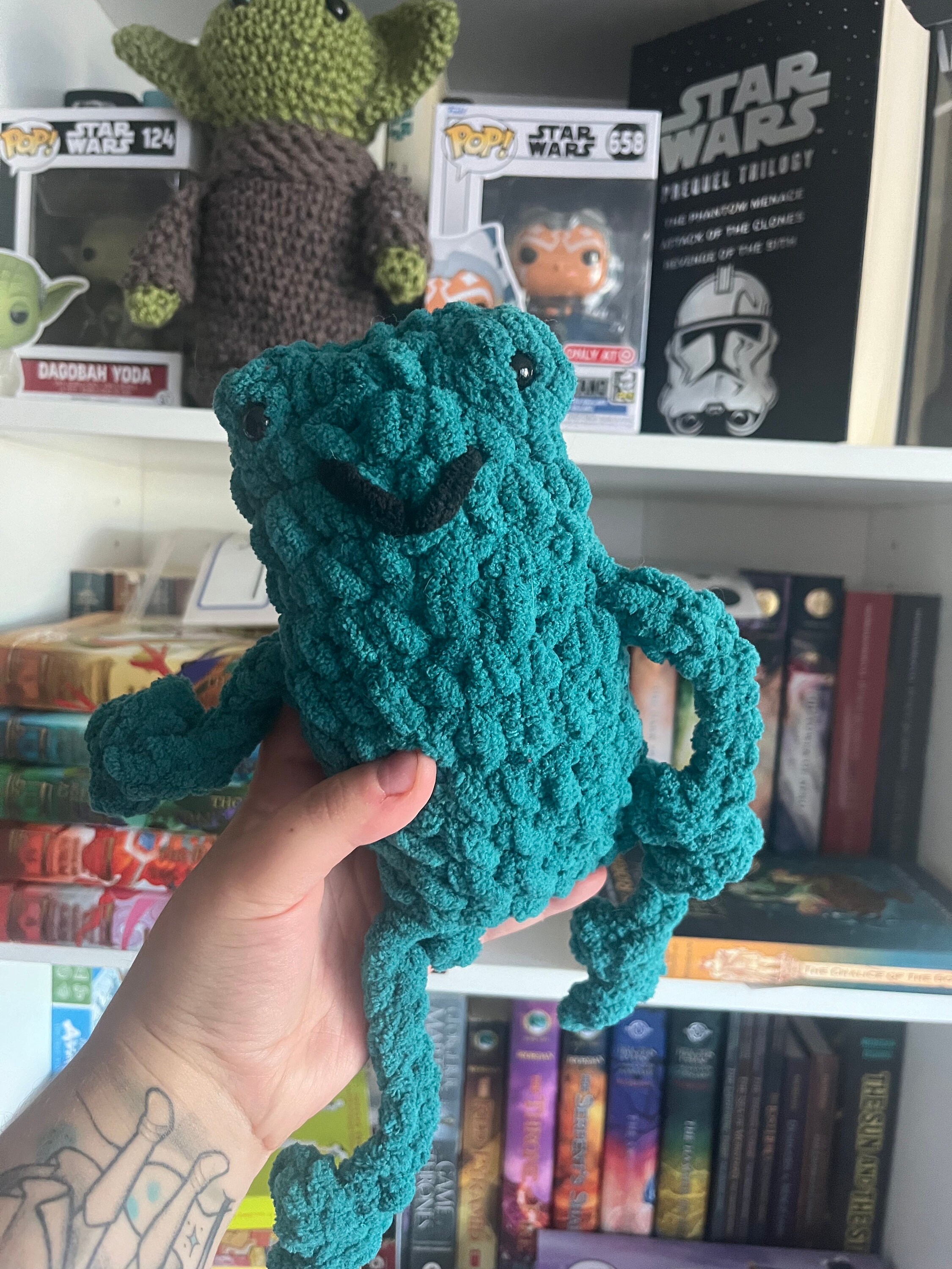 Custom Crochet Leggy Froggy Leggy Frog Froggy Plush Amigurumi Kids Toys ...