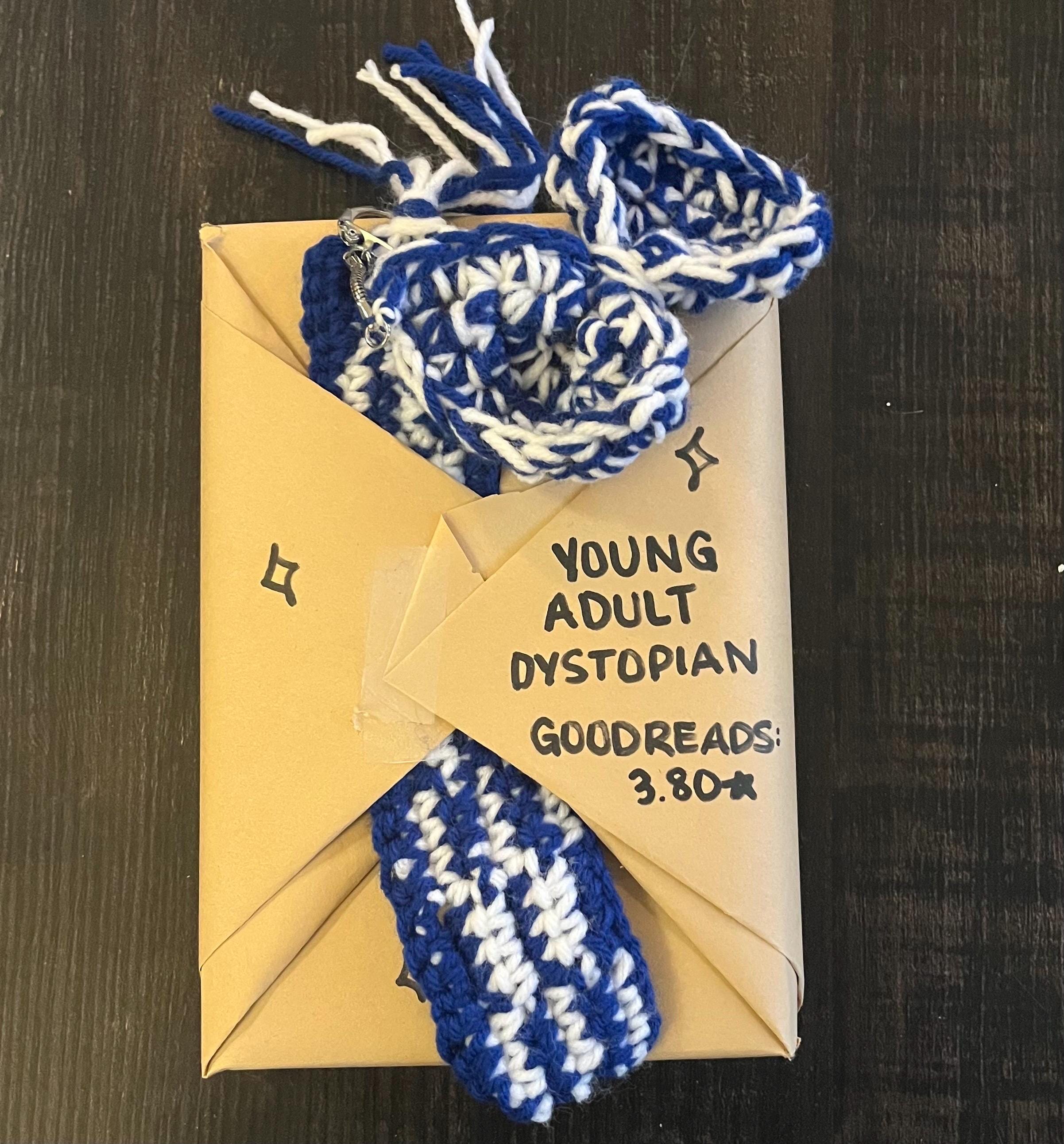 Blind Date With a Book With Crochet Keychain and Crochet Bookmark Blind ...