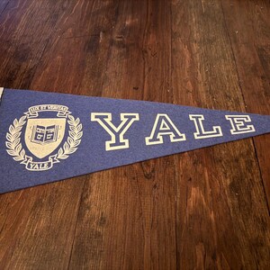 Yale University Pennant - Etsy