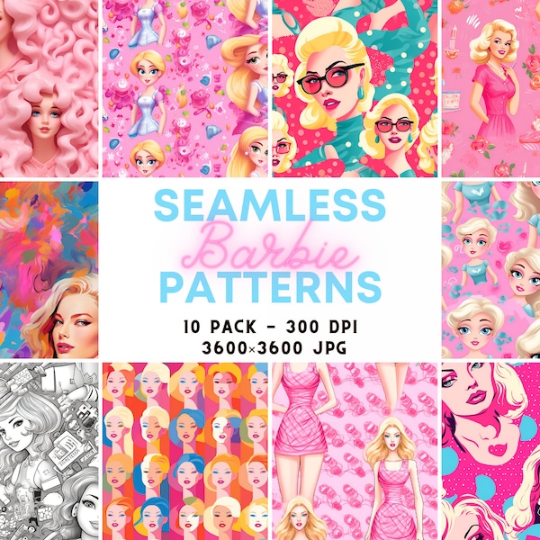 Barbie Pattern - Etsy