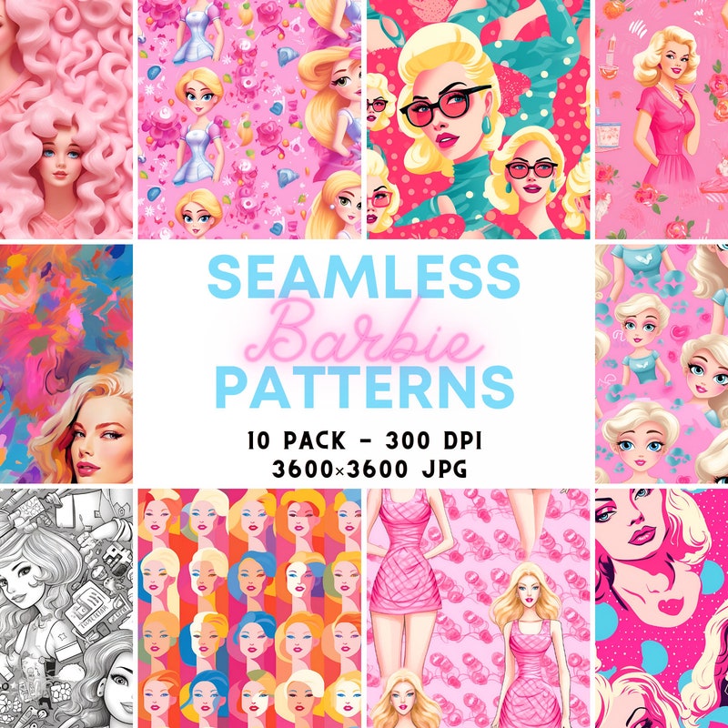 Barbie Pattern - Etsy