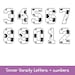 Soccer Varsity Letters PNG Bundle: Hand Drawn Alphabet (digital ...