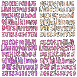 School Doodle Letters PNG Alphabet Bundle (digital Download) - Etsy
