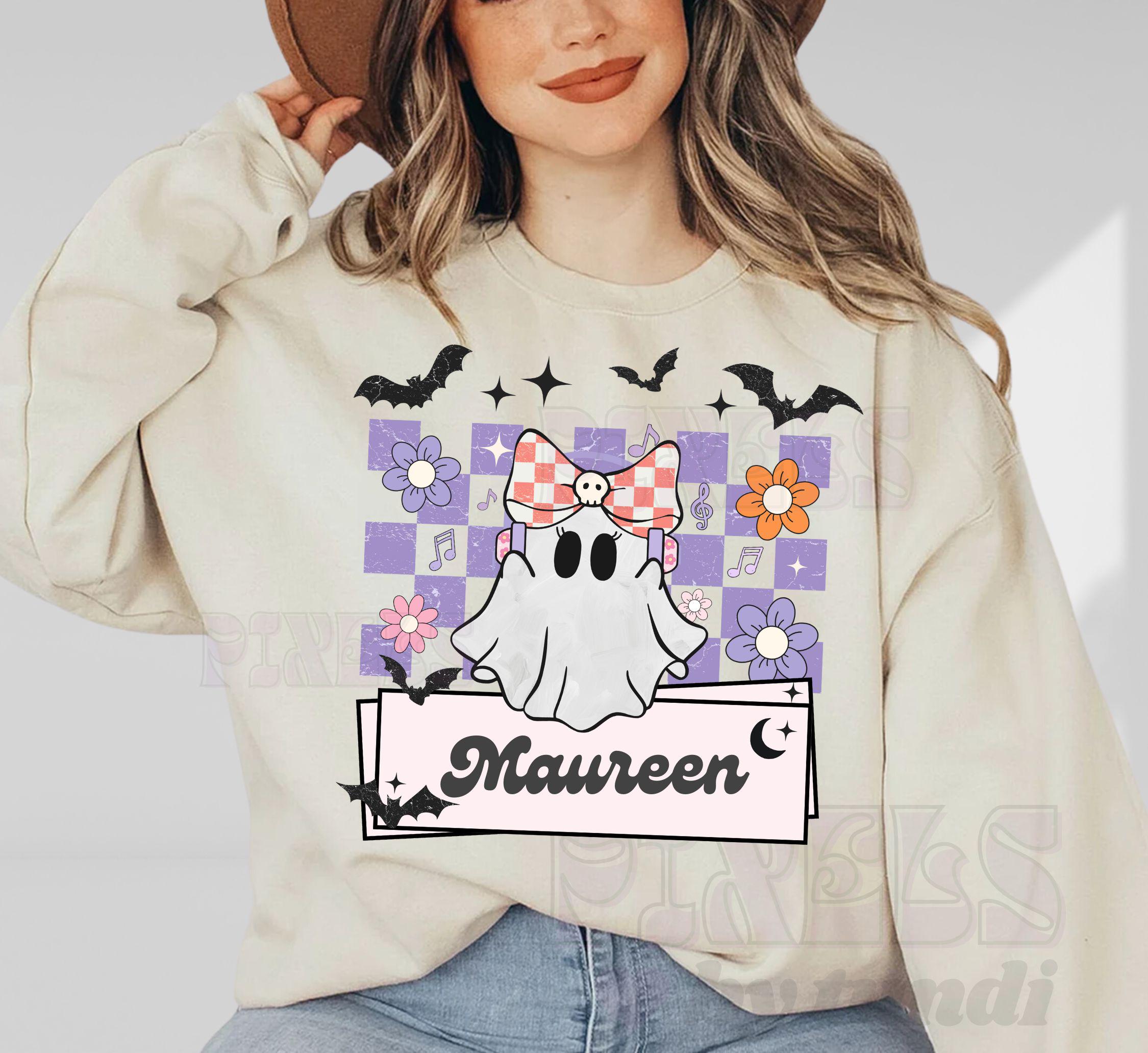 Personalized Retro Halloween Ghost PNG Bundle (digital Download) - Etsy
