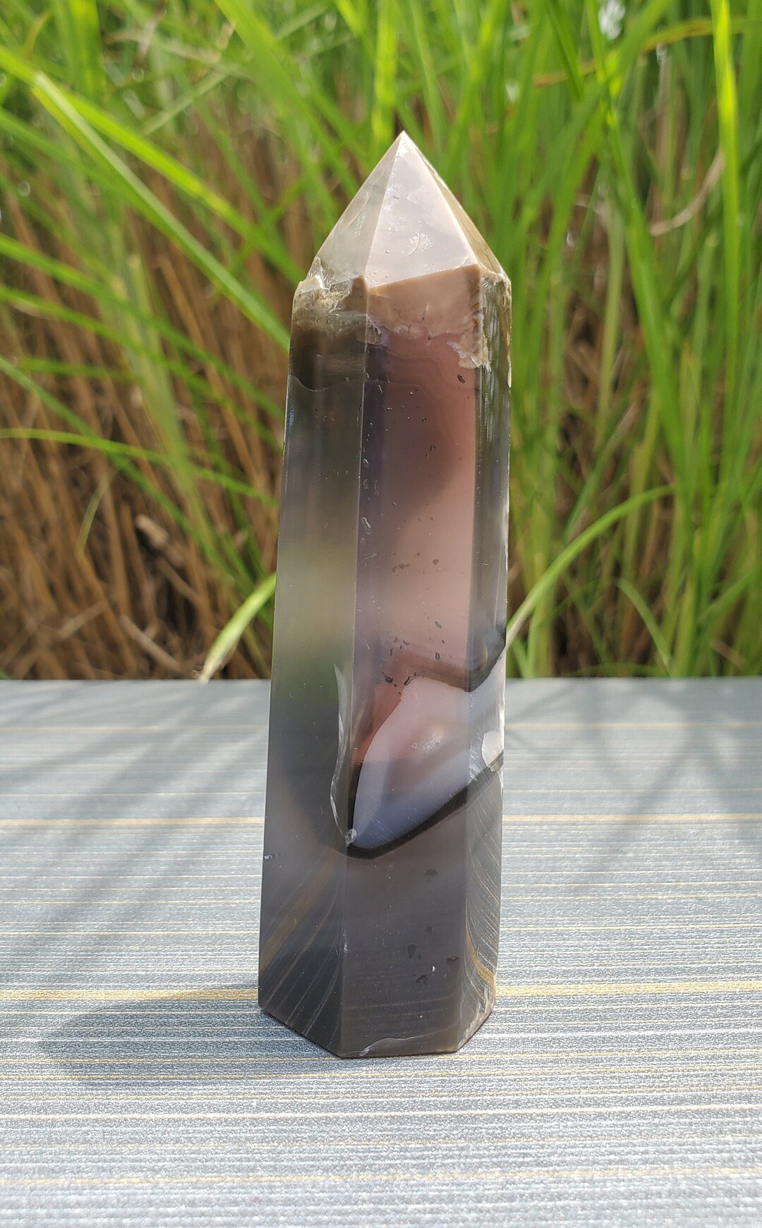 UV Reactive Volcano Agate Tower - Etsy