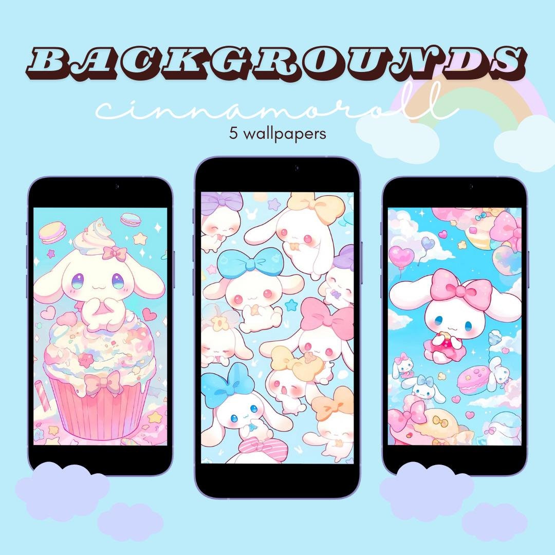 Cinnamon Roll Cute Blue Dream Wallpaper Background 5 High Quality ...