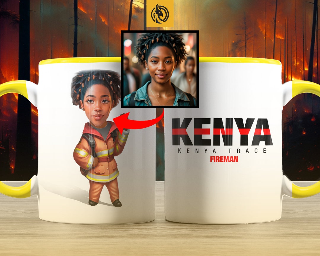 Custom Fireman Mug for Fireman Gift for Fireman Coffee Mug Personalized ...