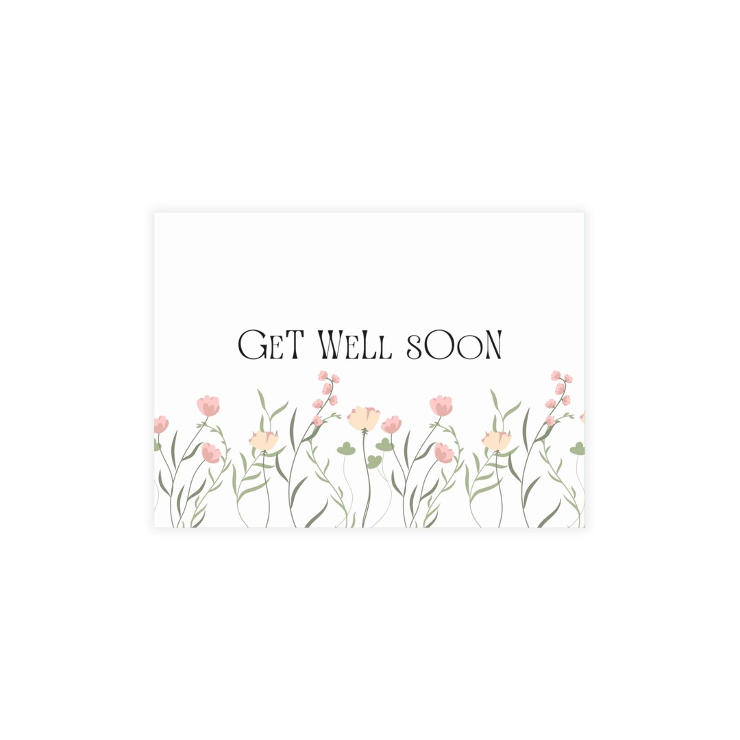 Postcard Bundles "get Well Soon" (envelopes Included) - Etsy